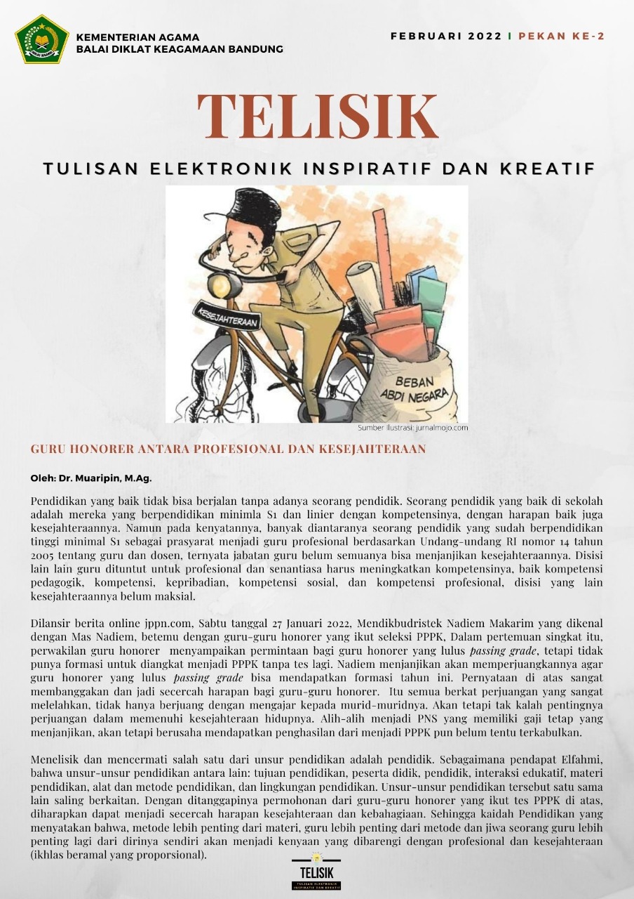 Telisik 6: Guru Honorer Antara Profesional dan Kesejahteraan